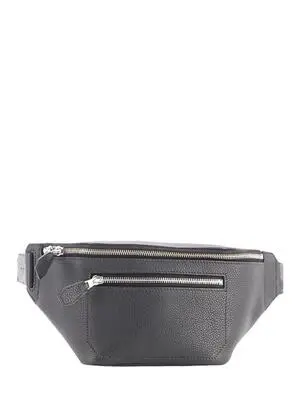 HERMÈS Pm Cityslide Togo Leather Silver Tone Hardware Belt Bag