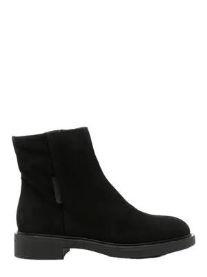 GIANVITO ROSSI Shearling-lining Suede Boots - Black