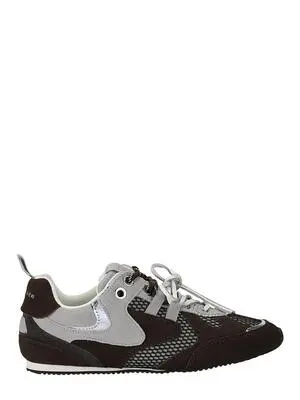 Kurt Geiger K Slim Runner Suede Sneakers - Open Brown
