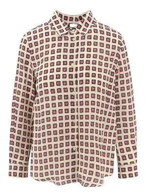 ASPESI Aspesi Geometric Print Button-Up Shirt