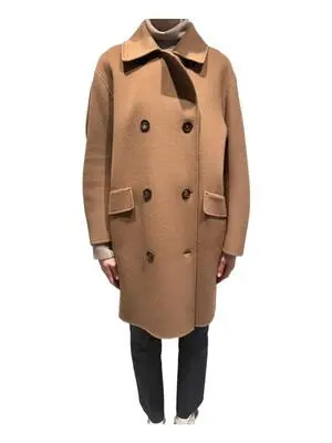Max Mara Long-sleeved Coat - Brown