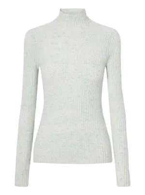 Auralee Long-sleeved Turtleneck Sweater - Mint Green