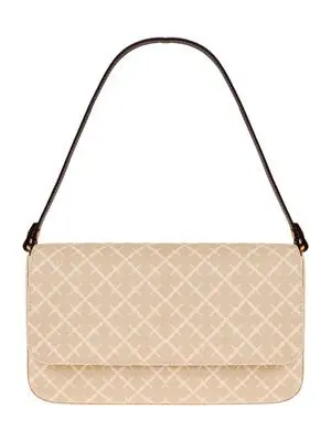 BY MALENE BIRGER Tallie Patterned Shoulder Bag - Beige