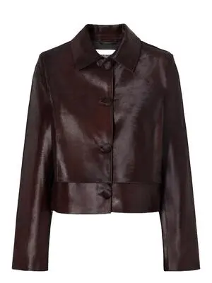 Nour Hammour Hadley Long-sleeved Jacket - Brown