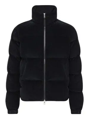 Moncler Esparron Corduroy Short Down Jacket Midnight Blue