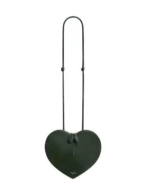 Alaïa LE CŒUR BI-MATERIAL BAG IN LEATHER Licheniformis