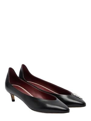 Magda Butrym Embellished Leather Pumps - Black