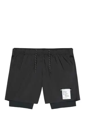 Satisfy Drawstring Waist Shorts - Black