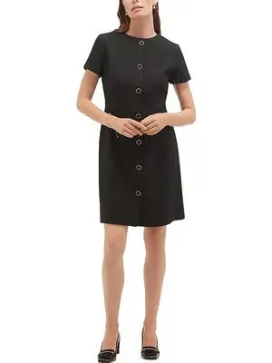 HOBBS LONDON Elowen Textured Dress - Black
