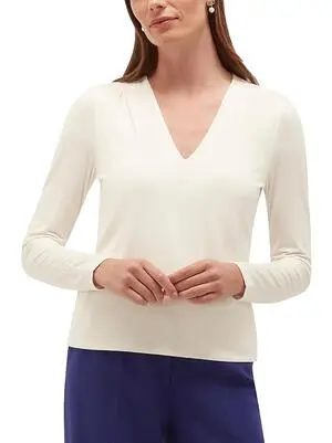 HOBBS LONDON Hannah Shirred Shoulder Top