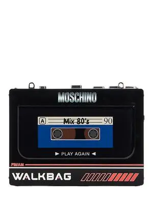 Moschino Casette Walk Bag - Black