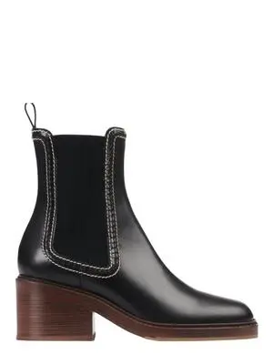 Chloé Logo Boots - Black