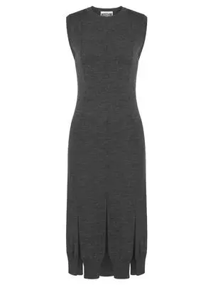 MOSCHINO Sleeve-hem Detail Knitted Dress