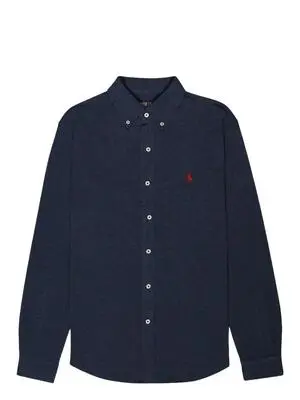 Polo Ralph Lauren Logo Embroidered Shirt - Black