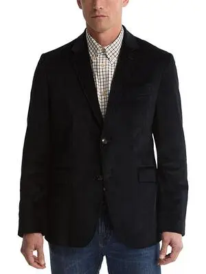 Barbour Brosnan Cotton Blend Tailored Fit Blazer - Navy
