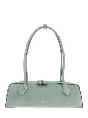 Alaïa Le Teckel Medium Shoulder Bag - Gray