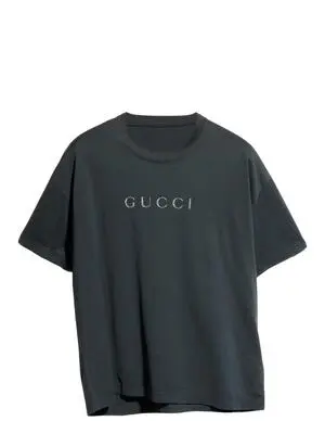 Gucci Oversized Logo T-shirt - Darkgreymc