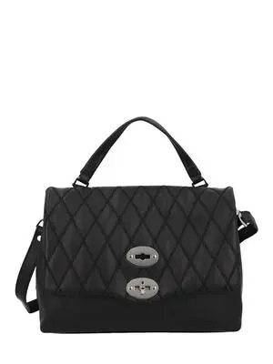ZANELLATO Sleek Leather Handbag For - Black