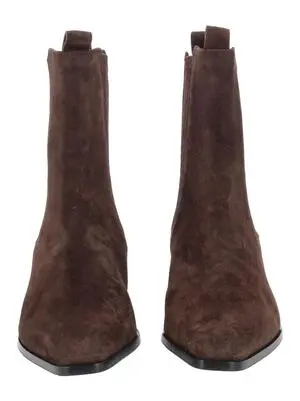 AEYDĒ Aeyde Italian Cow Suede Leather Boots