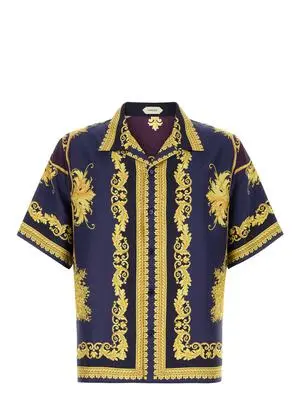 Versace Silk Twill Shirt For - Printed