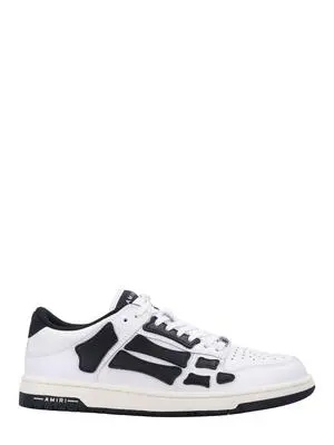 Amiri Amiri Men's Low-Top Leather Sneakers Bianco
