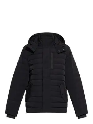 MOOSE KNUCKLES Moose Knuckles Level 2 Warmth Water-Repellent Wind-Resistant Down & Stretch Stand-Collar Jacket With Zip-Off Hood