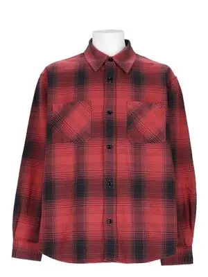OUR LEGACY Our Legacy Bison Check Ranch Cotton Shirt