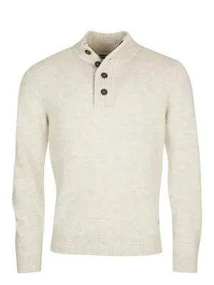 Barbour Wool & Polyester Sweater - Grey