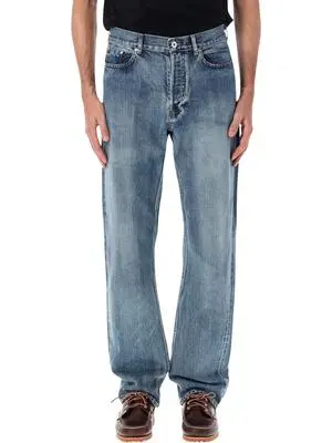 JW Anderson Wide-leg Jeans - Mid Blue