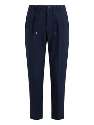 Herno Casual Pants With Elastic Waist - Blue