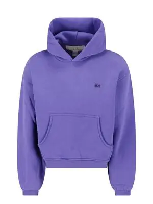 ERL Cotton Pullover Hoodie - Violet