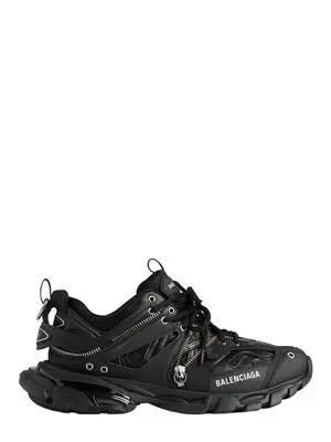 Balenciaga Balenciaga Men's Track Zip Sneakers Blacksilve