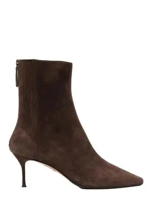 AQUAZZURA Aquazzura Saint Honoré Mini Bootie 65 Espresso