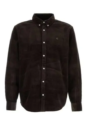 Carhartt Work In Progress Corduroy Long-sleeve Madison Cord Shirt - Brown