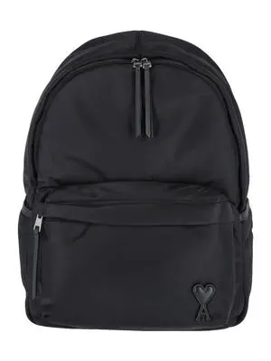 AMI Paris Mini Backpack - Black