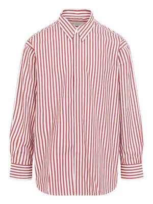 AMI Paris Large Cotton Shirt - Red