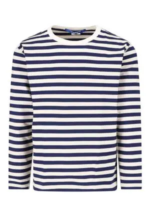 JUNYA WATANABE Junya Watanabe Striped Crewneck Long Sleeve Top