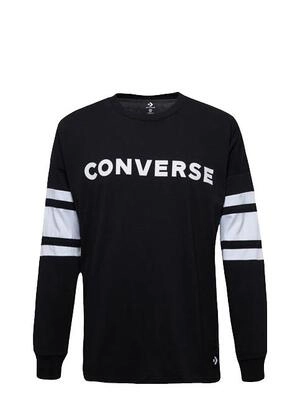 CONVERSE Football Jersey Asia Sizing - Black