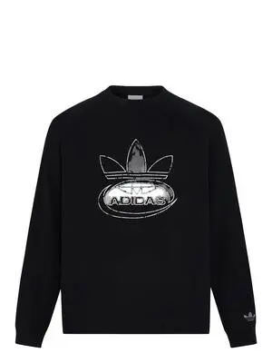 Adidas Street T-shirt Ls Asia Sizing - Black