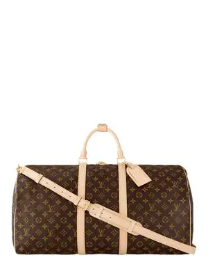 LOUIS VUITTON Louis Vuitton Keepall Bandouliere 55 'monogram Canvas' Monogram Brown