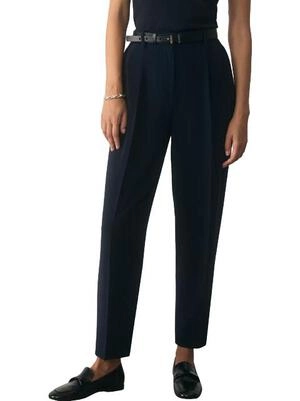 THE FOLD Siena Barrel Ankle-grazer Trousers