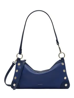HAMMITT Kyle Leather Hobo Shoulder Bag - Power Lunch/silver