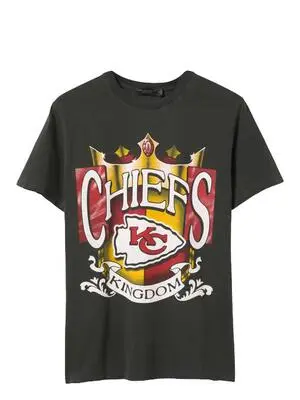 Junk Food Kansas City Chiefs Kingdom Cotton Graphic T-shirt - True Black