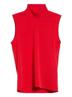 MELITTA BAUMEISTER Mock Neck Sleeveless Top
