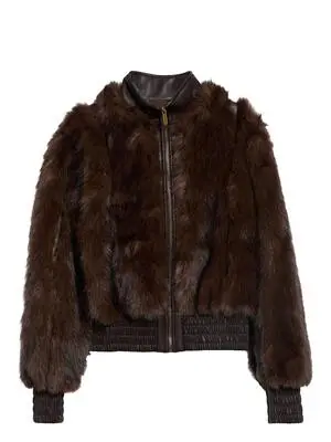 ZIMMERMANN Valiant Faux Fur Jacket