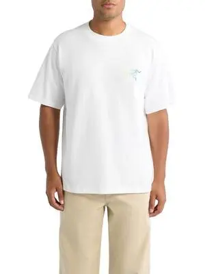 Arc'teryx Kragg Cotton Logo Graphic T-shirt - White Light