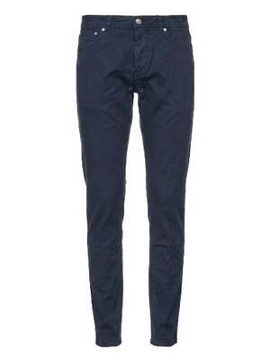 BARBA NAPOLI Pants Size Cotton, Elastane - Navy