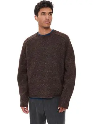 Nn07 Jim Donegal Crew Neck Sweater - Deep Truffle