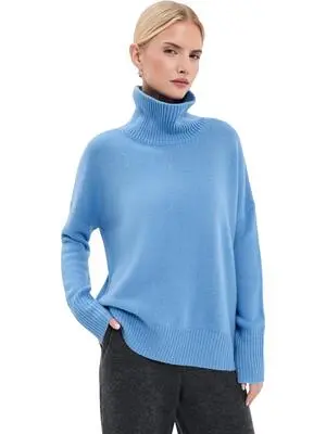 LISA YANG Heidi Cashmere Sweater - Azure