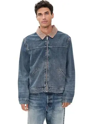 FRAME Denim Zip Trucker Jacket - Breakpoint